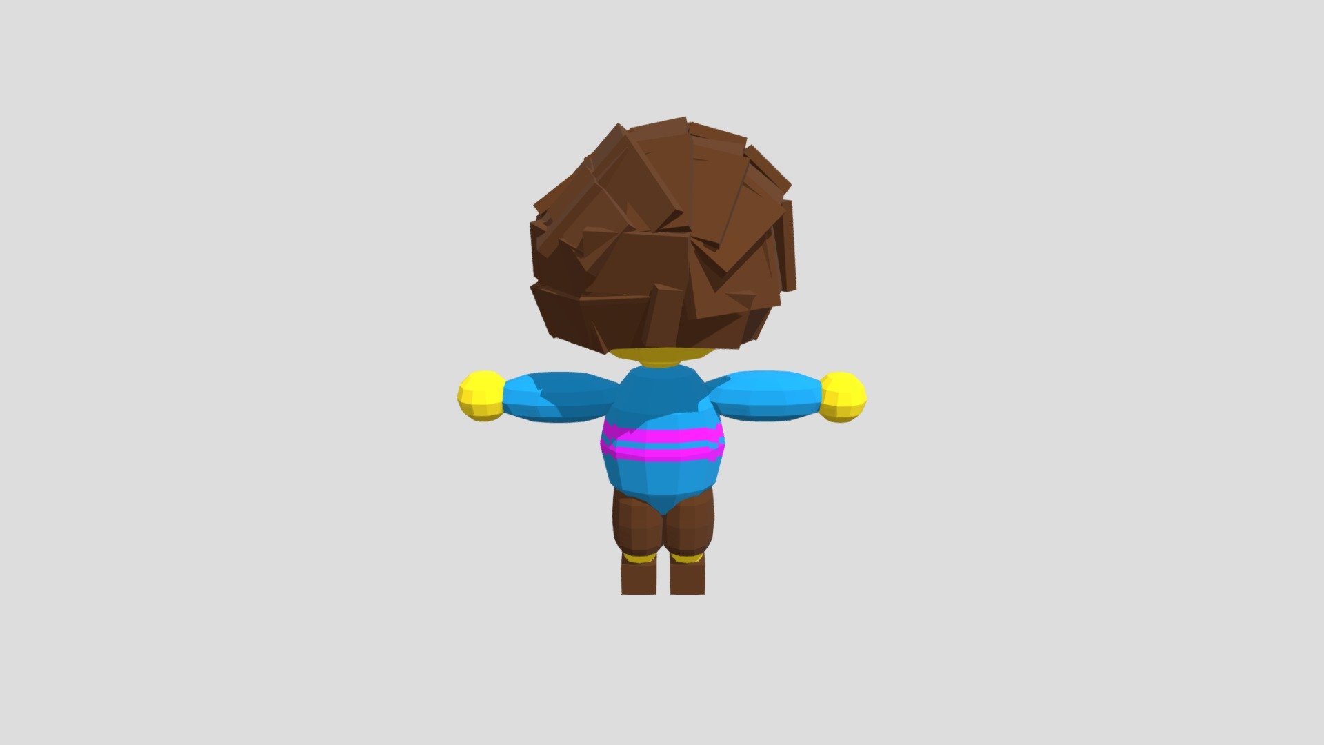 фриск (UNDERTALE) *бесплатно* - Download Free 3D model by ARTUR MIX ...