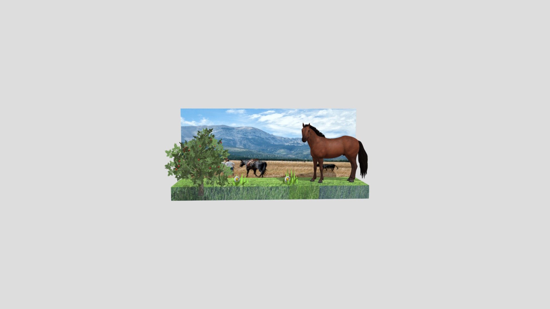 Paint3d, Cavallo - 3D model by Emanuela98 [7b10138] - Sketchfab