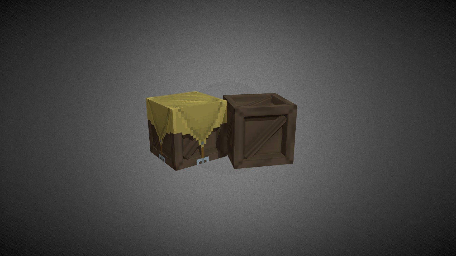 Box Pixelart - Download Free 3D model by Onekro [7b1189a] - Sketchfab