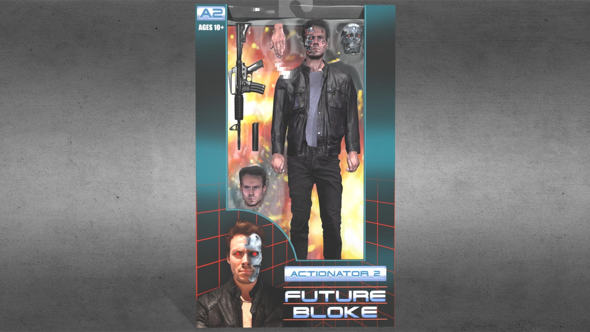 ACTIONATOR 2 action figure - Buy Royalty Free 3D model by Lycortas ...