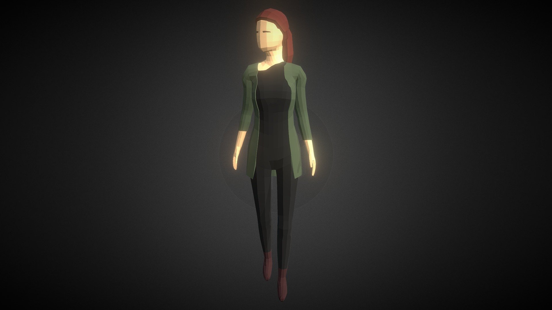 Low-poly Woman Casual 2 - Download Free 3D model by Razvan Savescu ...