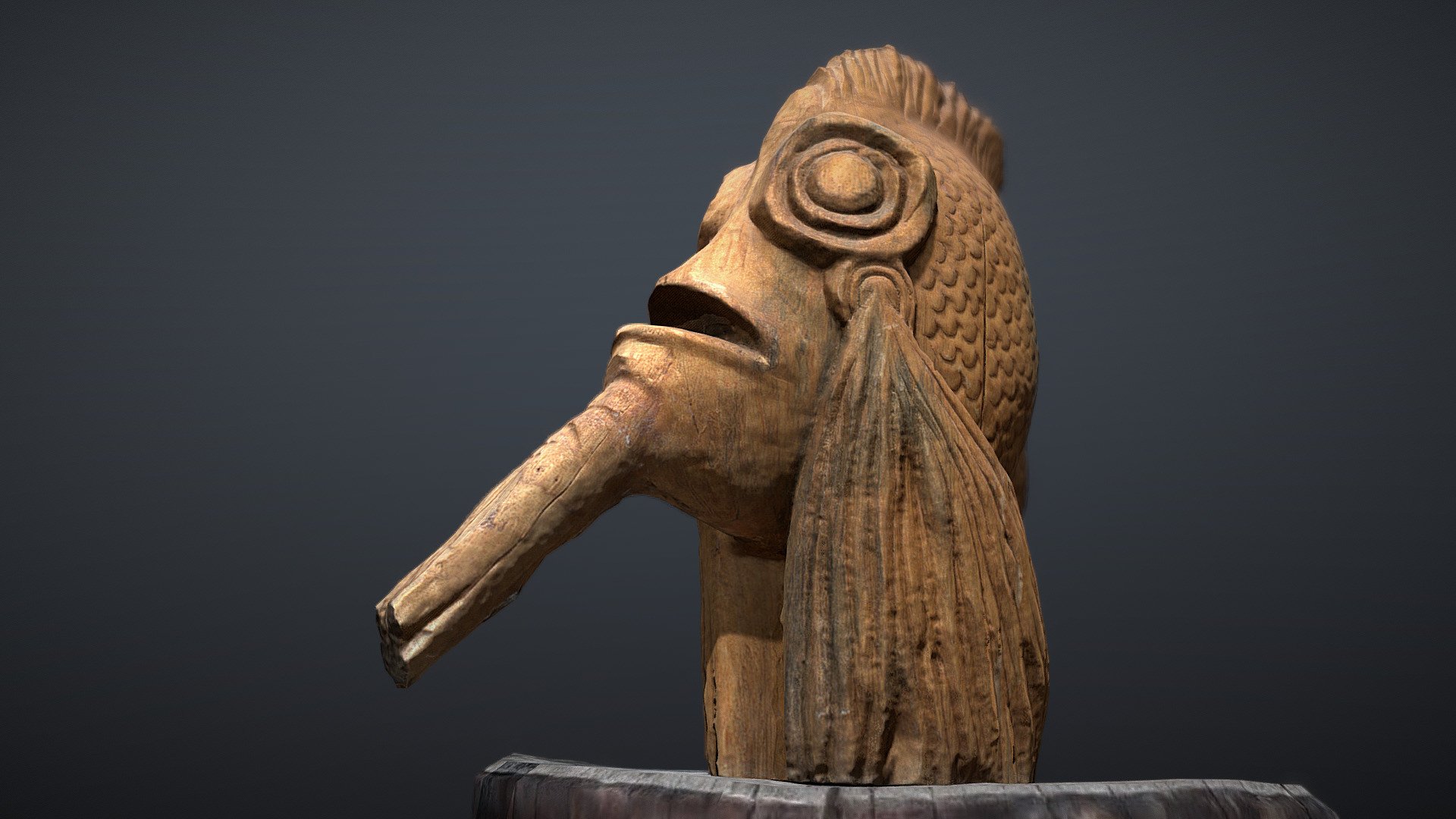 Rybka na Kłodzie / Fish on a log - Download Free 3D model by Marcin ...