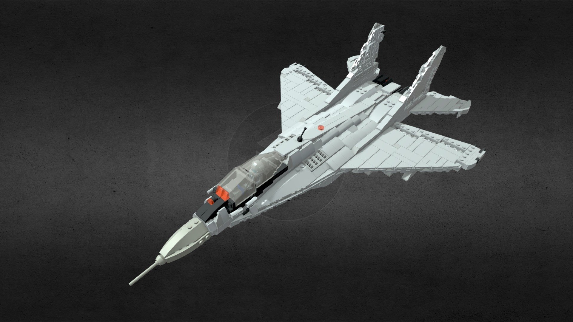 Mig-29 (legocustom) - 3D model by skyline183 [7b13bc1] - Sketchfab