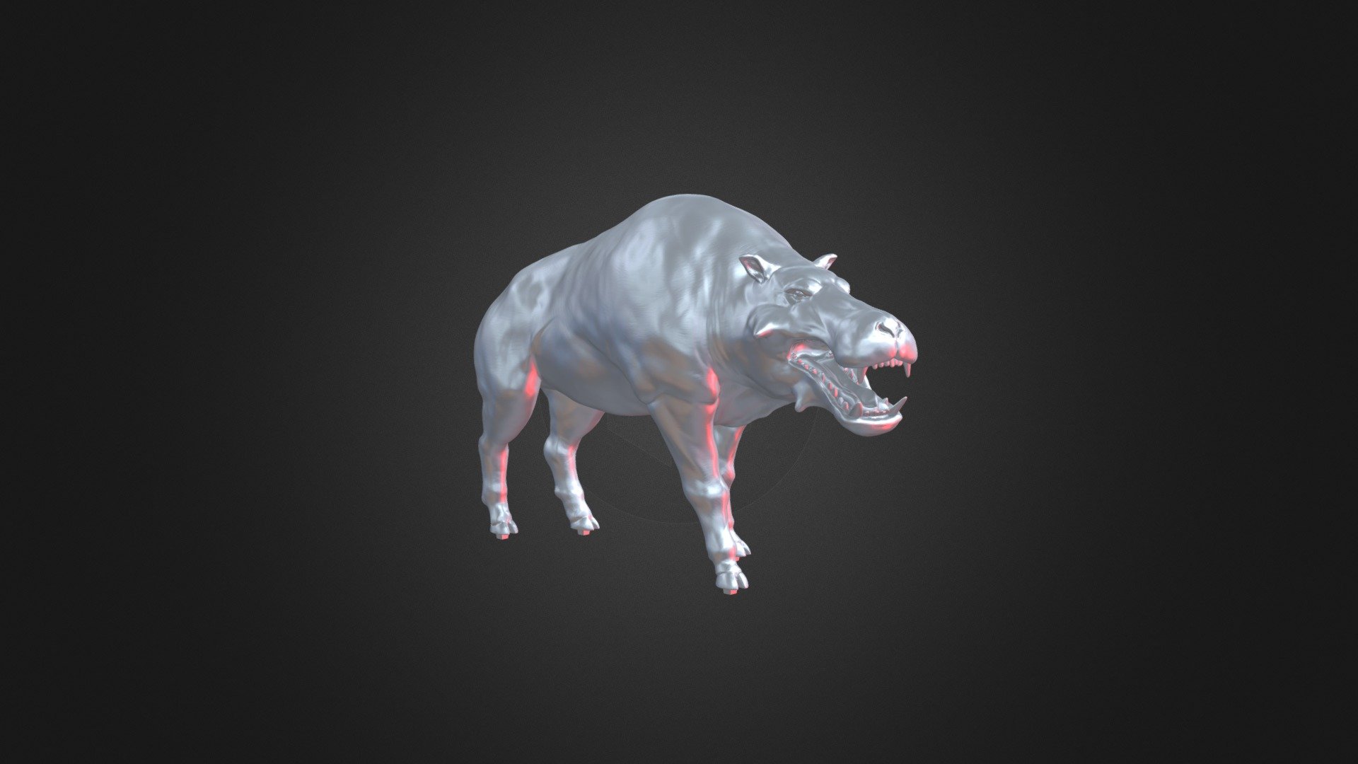 Daeodon | Prehistoric animals | Printable - 3D model by AG2024 (@aksyon ...