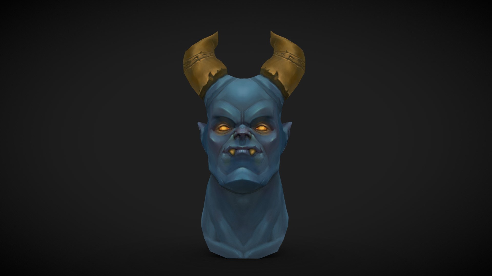 Horace, the Blue Demon - Download Free 3D model by Alex Iveroth (@alex ...