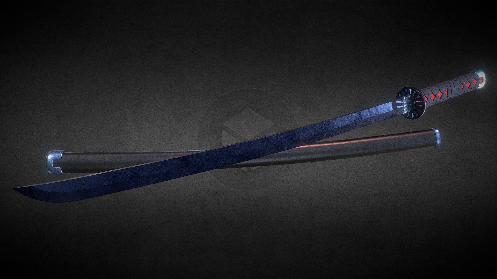 Tanjiro Katana Nichirintou Download Free 3D Model By Kaiyi97
