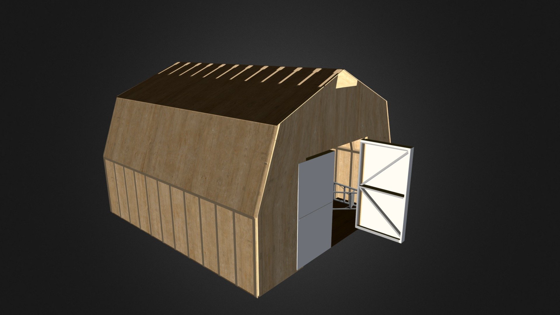 Wooden Storage Shed - Download Free 3D model by symension123 [7b180f6 ...