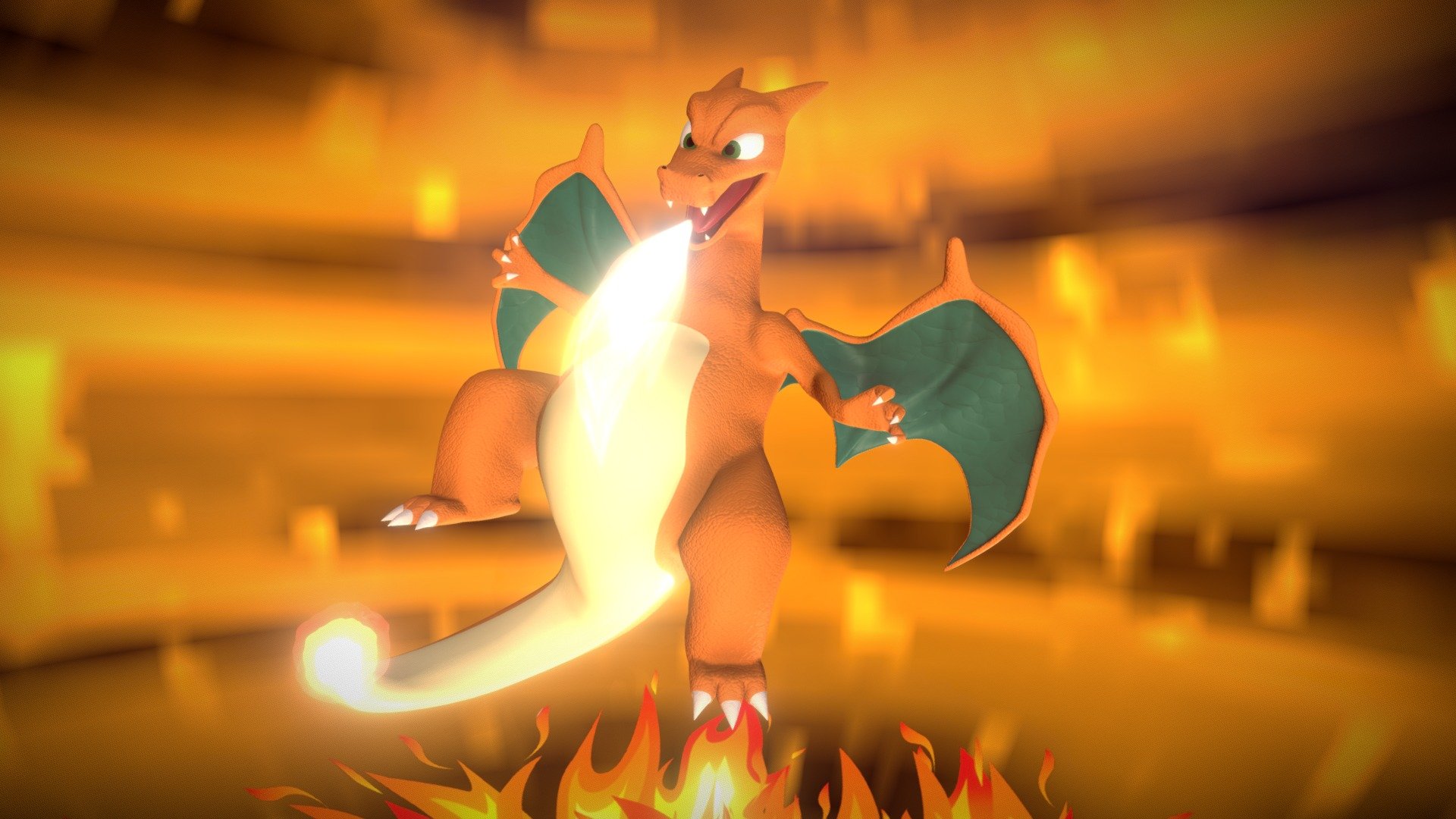 Charizard - 3D model by Carsayan (@meta_carsayan) [7b18138] - Sketchfab