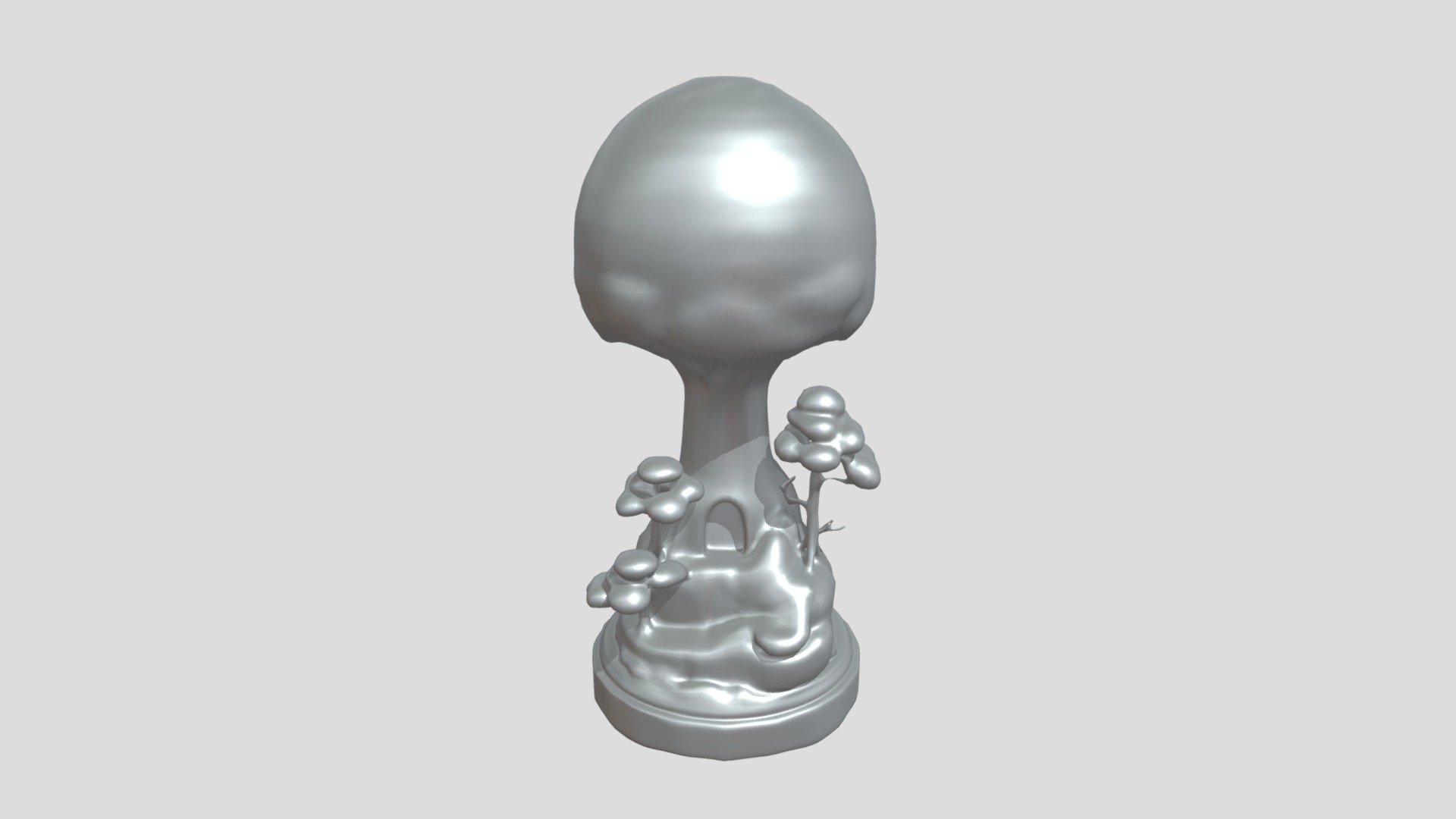 decorative fantasy tree sculpture - 3D model by wealleat [7b18513 ...