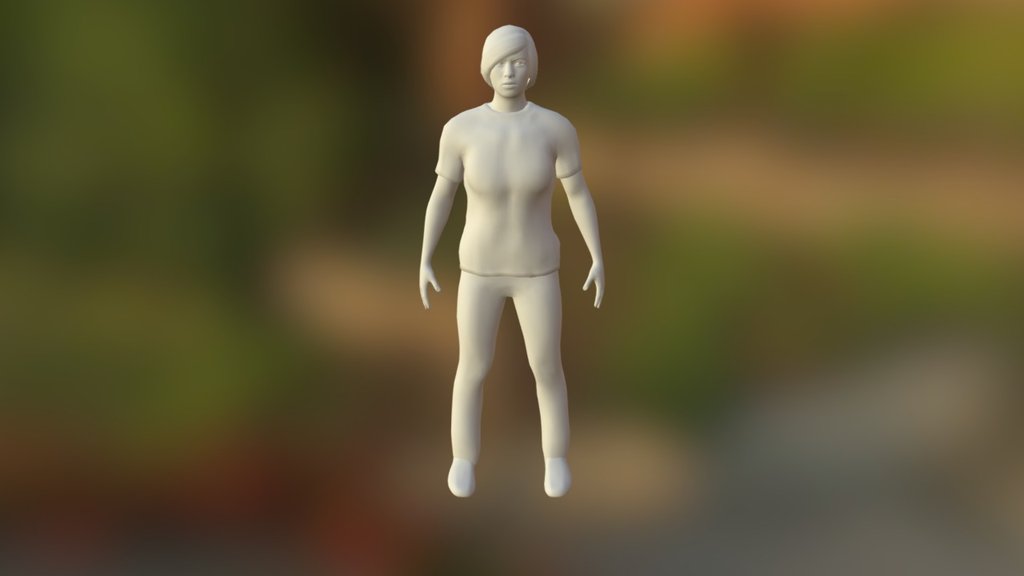 Girl Model - 3D model by FzStudios [7b1954b] - Sketchfab
