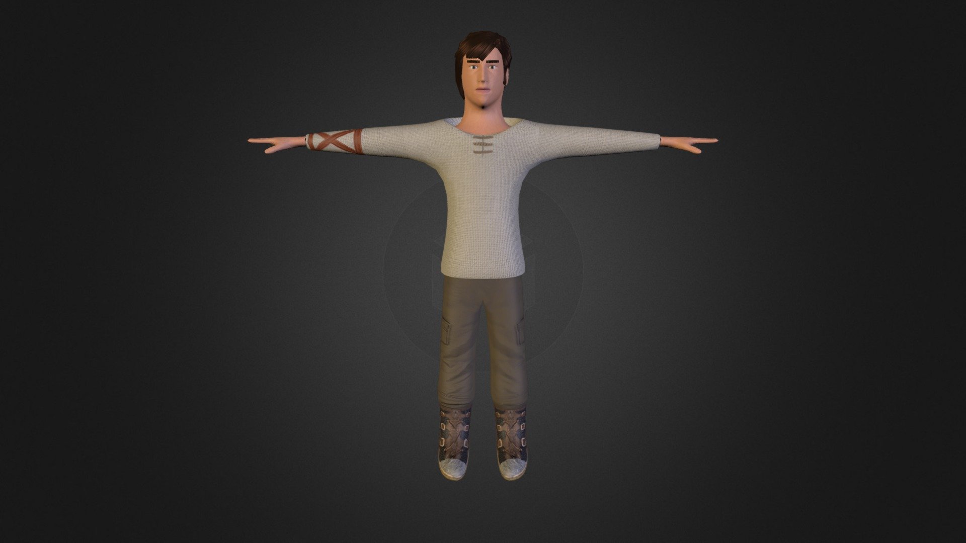 Human character - 3D model by ferranrofes [7b1a5cc] - Sketchfab