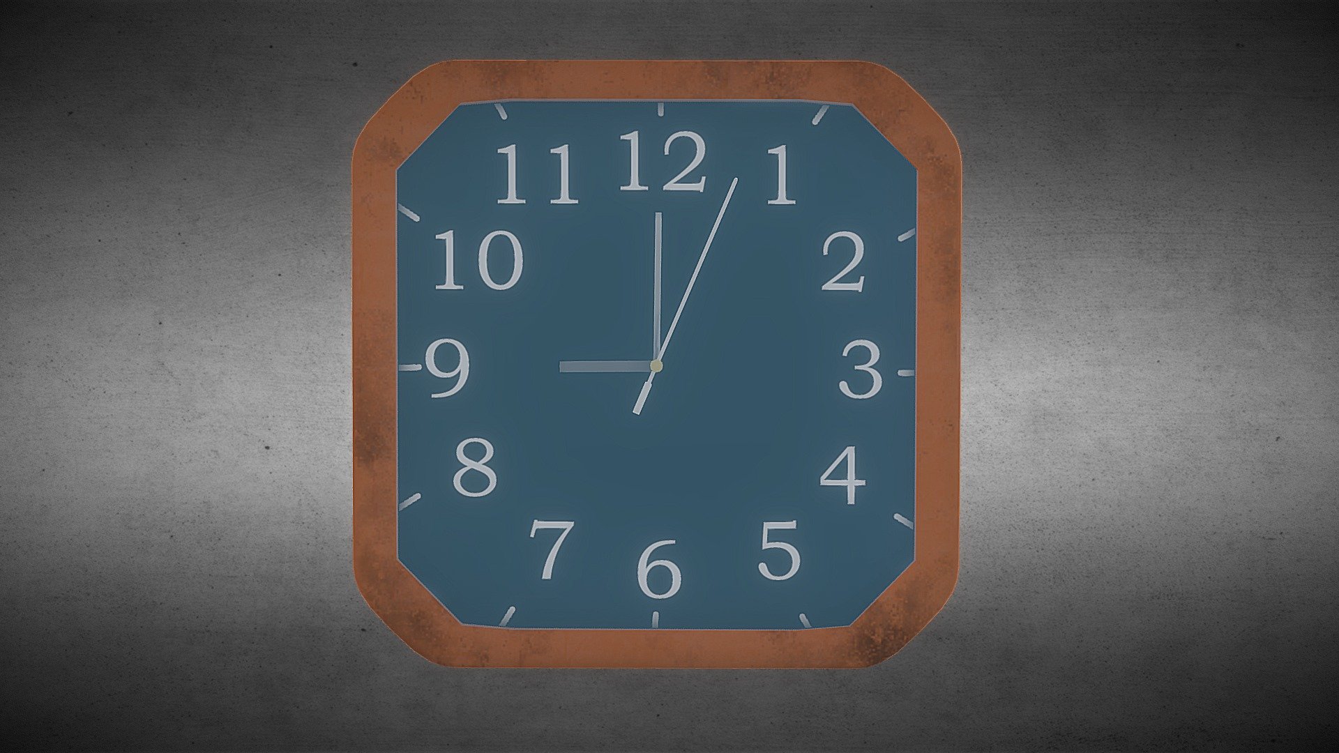 Animated Wall Clock - 3D model by SergioSanvi [7b1c259] - Sketchfab