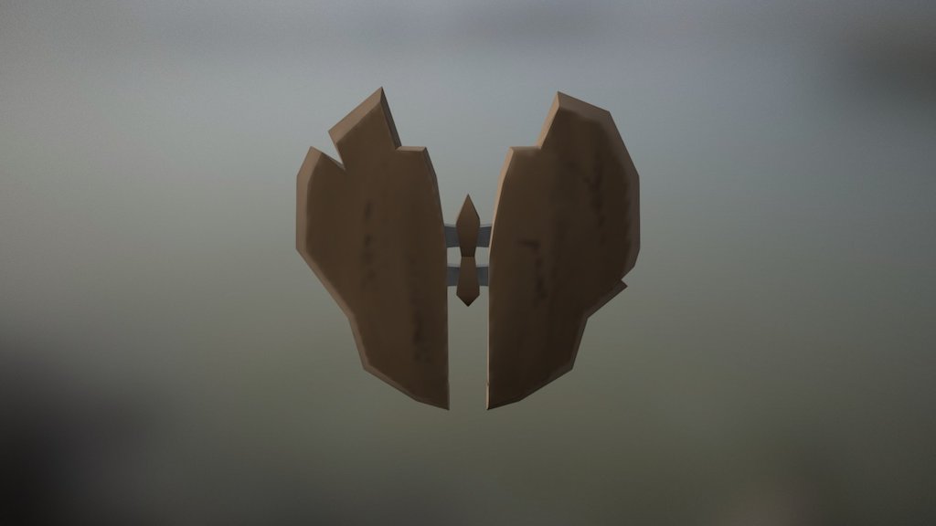 Low Poly Shield - 3D model by alexu [7b1d419] - Sketchfab