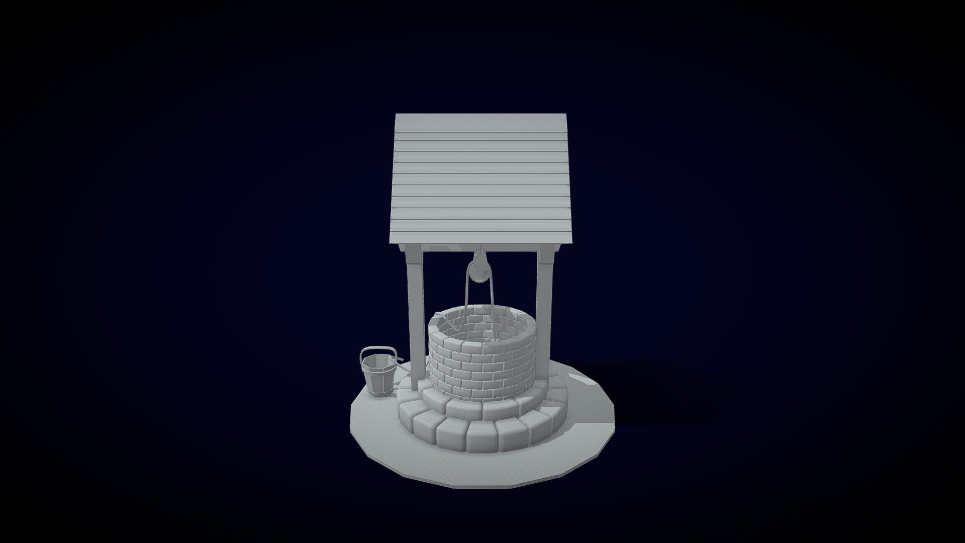 well - 3D model by kamilzakoscielny [7b20d4d] - Sketchfab