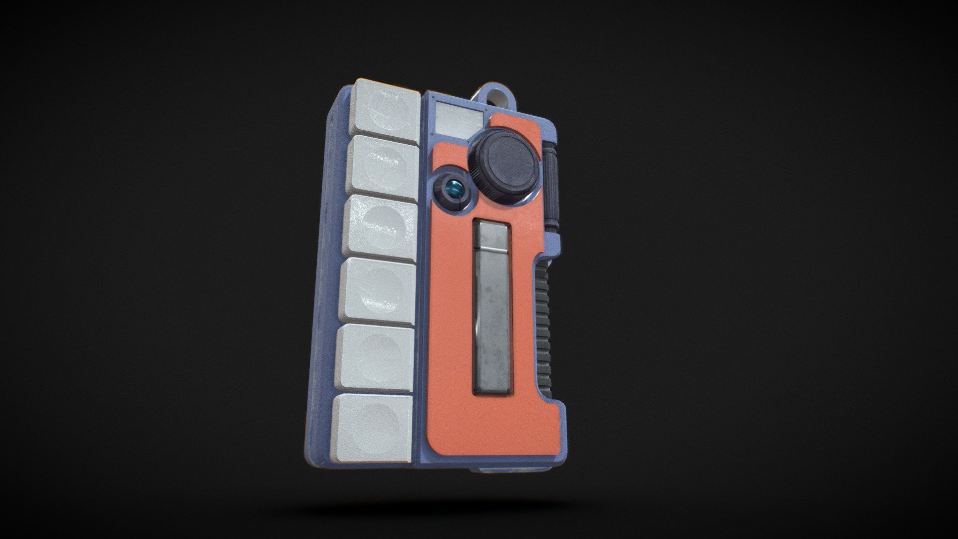 retro walkman style casette player - Download Free 3D model by Midé ...