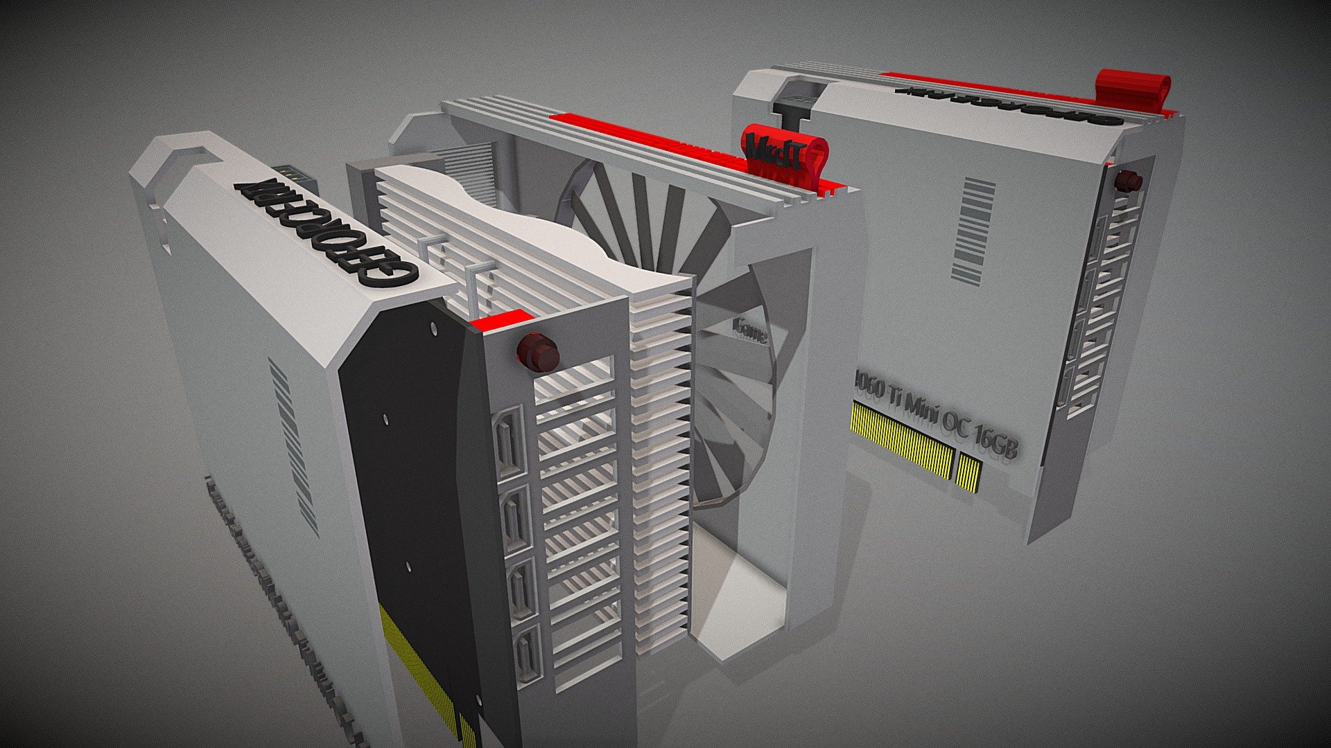 RTX 4060 Ti 16GB - Download Free 3D model by MrdT (@mrdt.club) [7b21ff1 ...