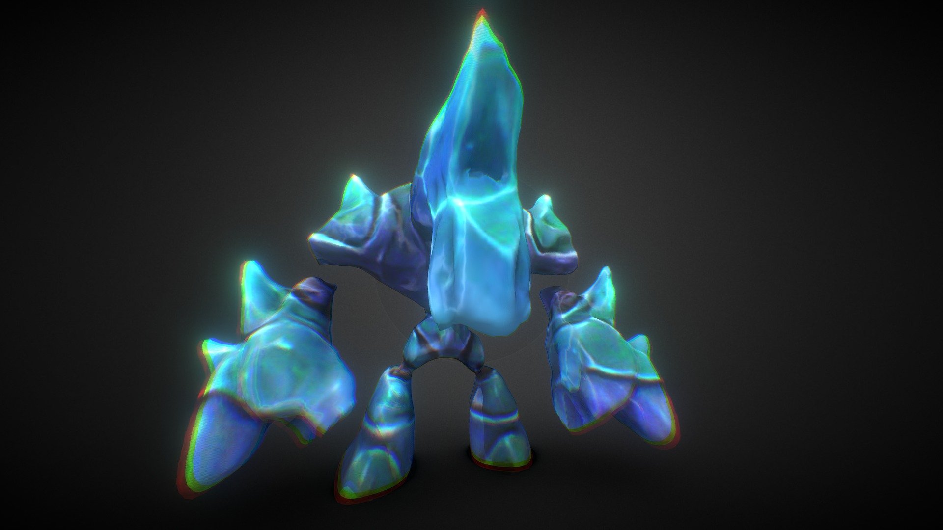 Ice Golem - 3D model by RENDERIA (@renderia1) [7b2207c] - Sketchfab
