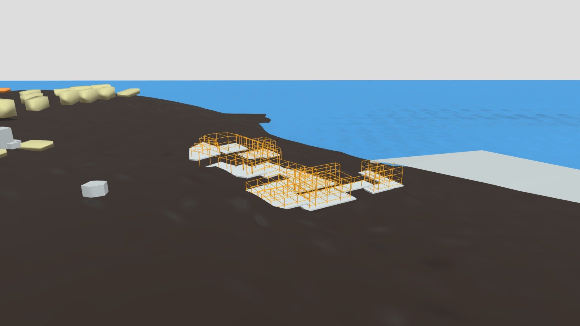 Green Boost - Area 1 - Sketchy Structural Model - 3D model by ...