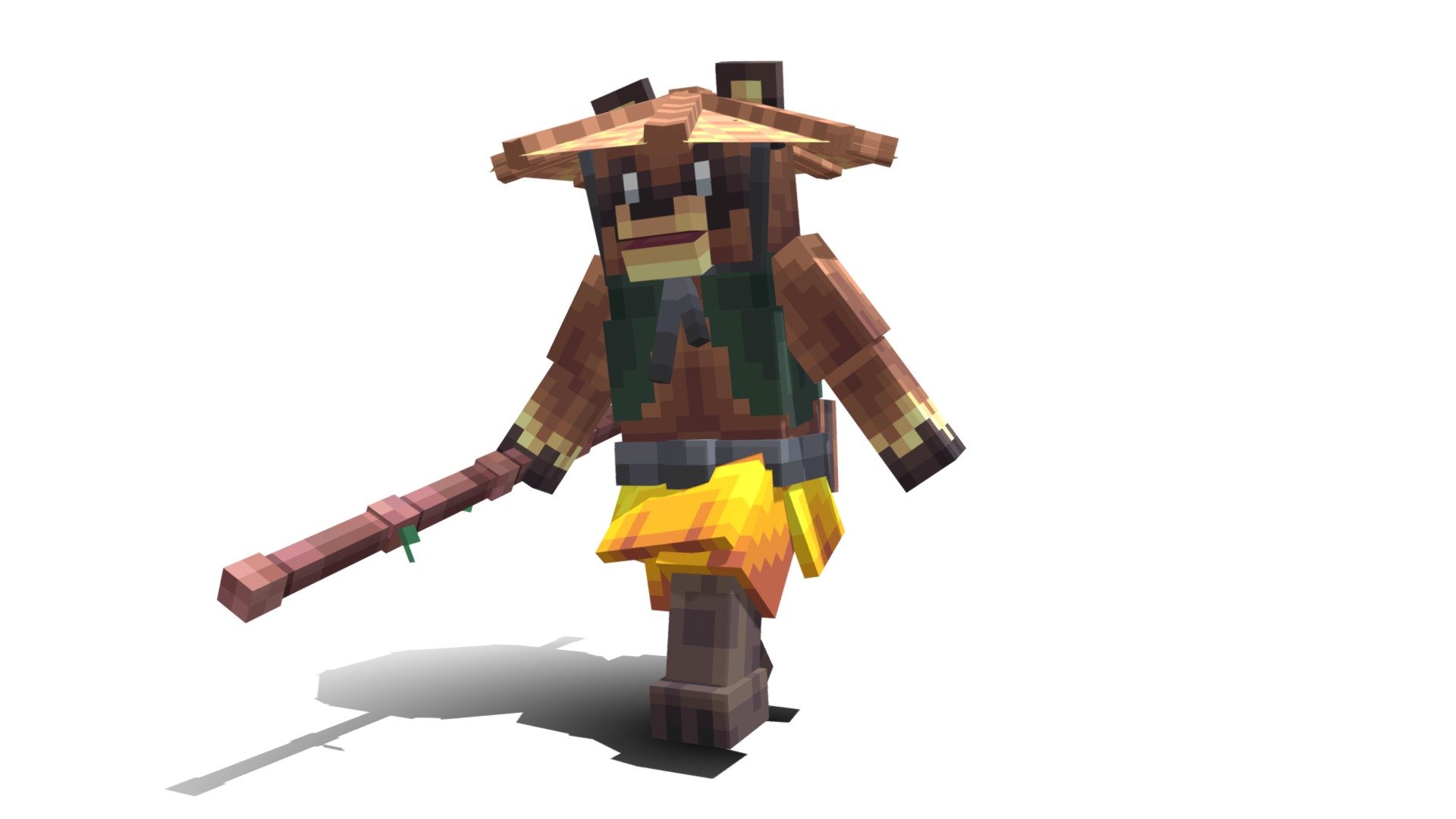Tanuki Fighter - 3D model by Octovon (@OctovonMC) [7b23d30] - Sketchfab