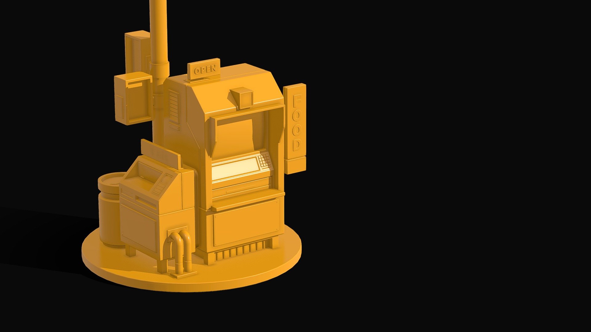 SciFi Vendors - 3D model by Daniel Chandler (@DanielChandler) [7b24035 ...