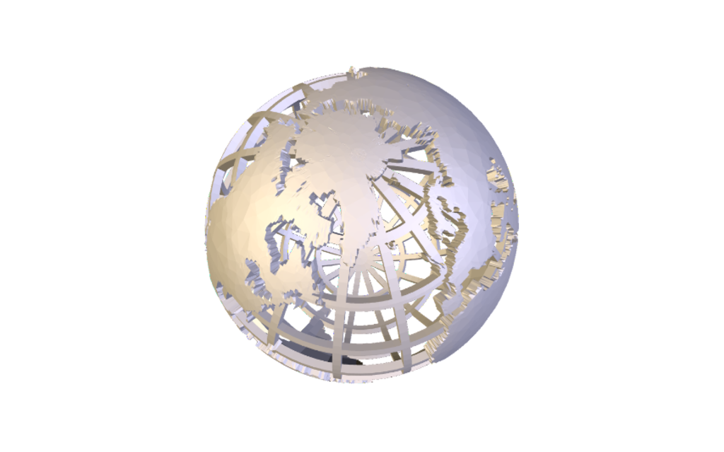 Globe - 3D model by woi3d [7b280fb] - Sketchfab