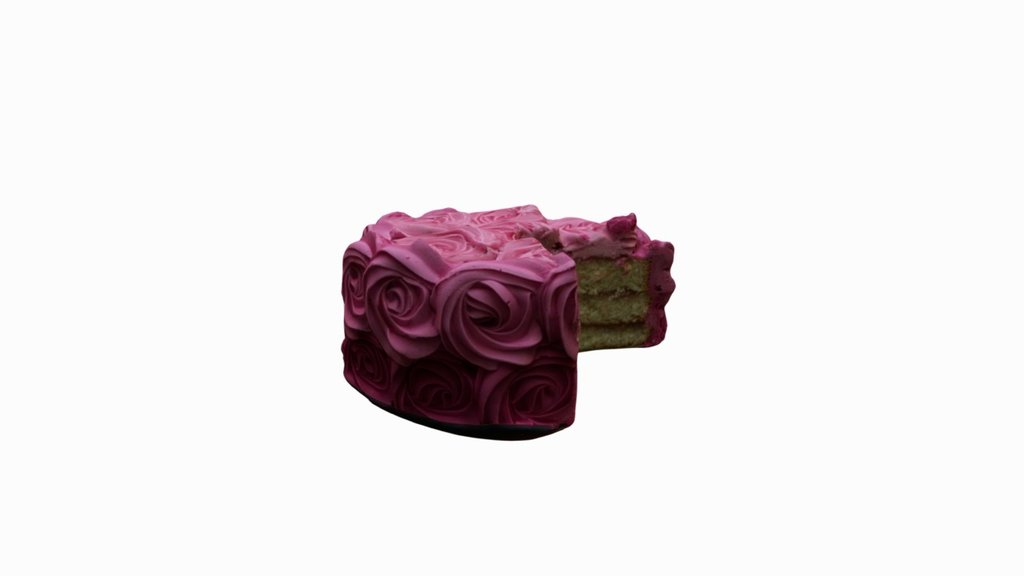 Pink Cake - 3D model by 3DSOM [7b2866e] - Sketchfab