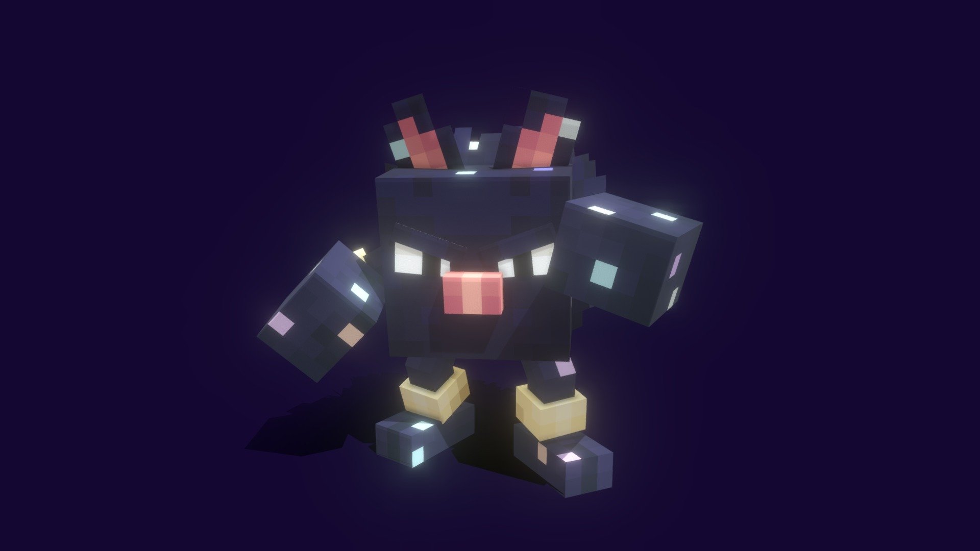 Primeape Galaxy (Cobblemon) - 3D model by Acesky [7b2a3f6] - Sketchfab