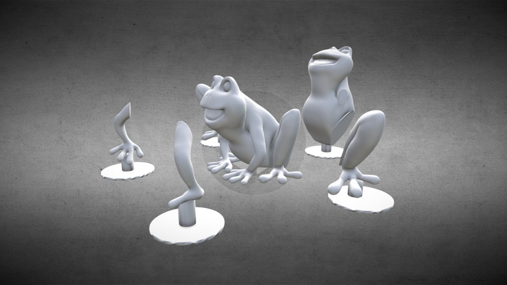 Frog - 3D model by Brennan Steele (@Brennan.Steele) [7b2b033] - Sketchfab