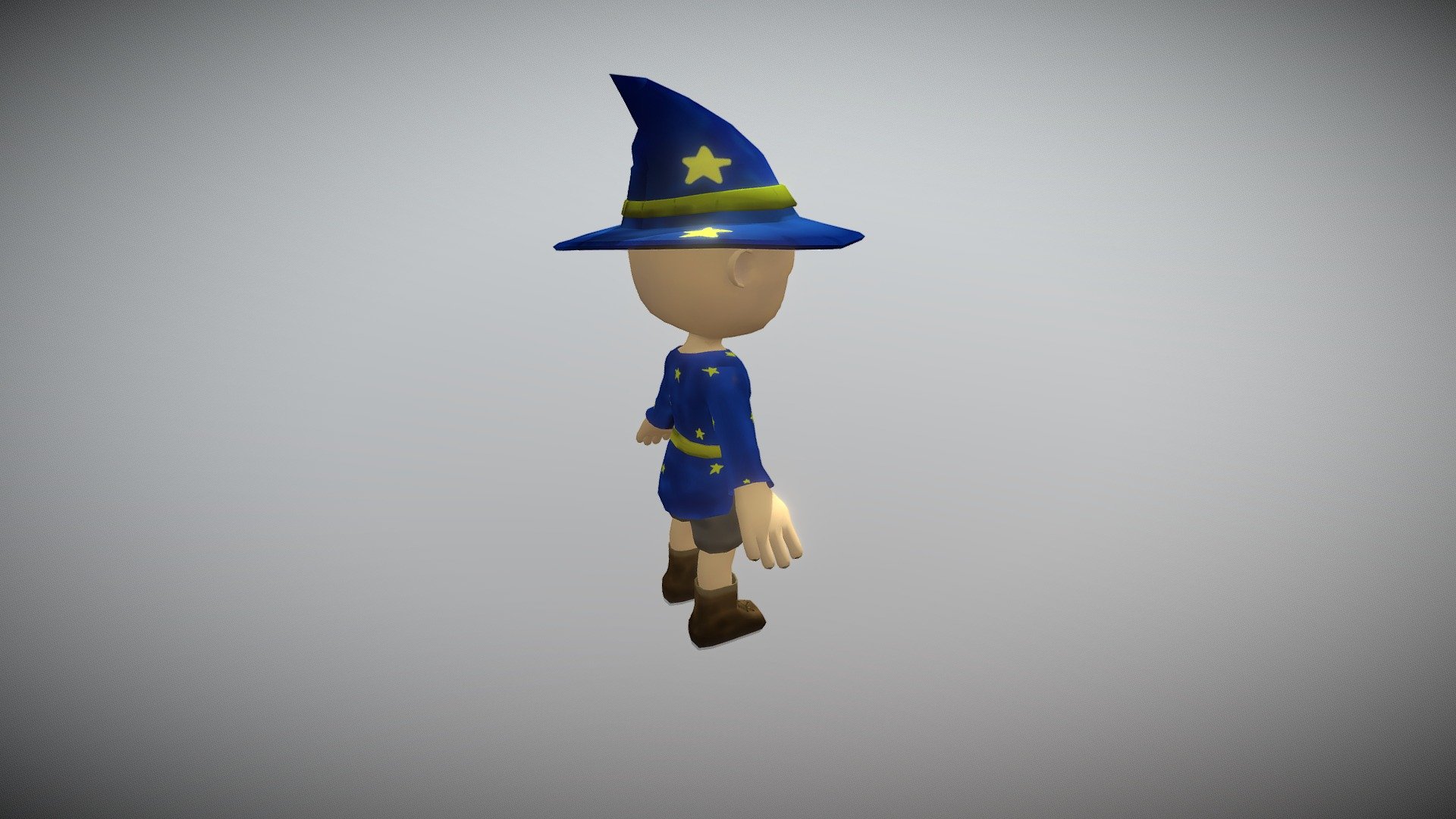 Stylized Toon Wizard/ Mage - 3D model by AndrewWaterhouse [7b2c575 ...