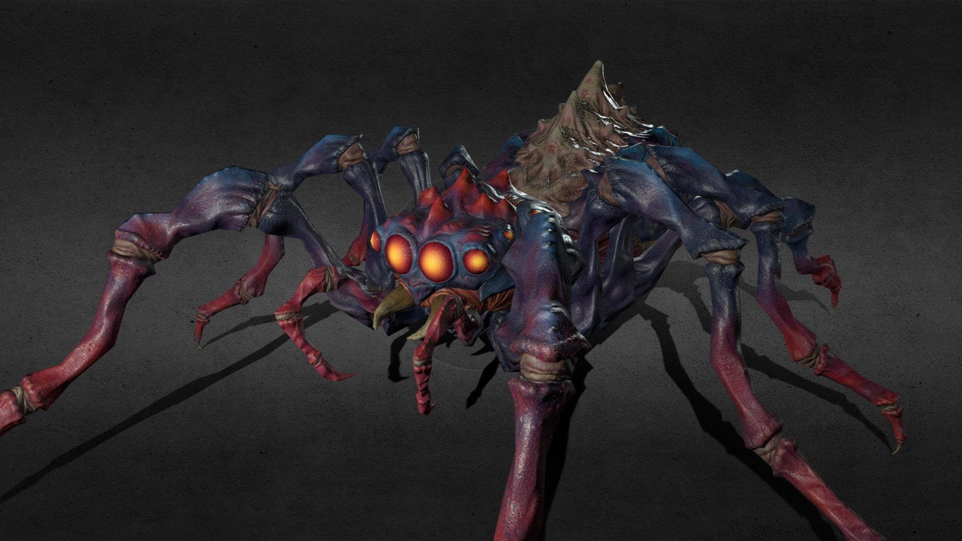Spider Monster - 3D model by Yen-Chi,L (@paul86915) [7b2d743] - Sketchfab