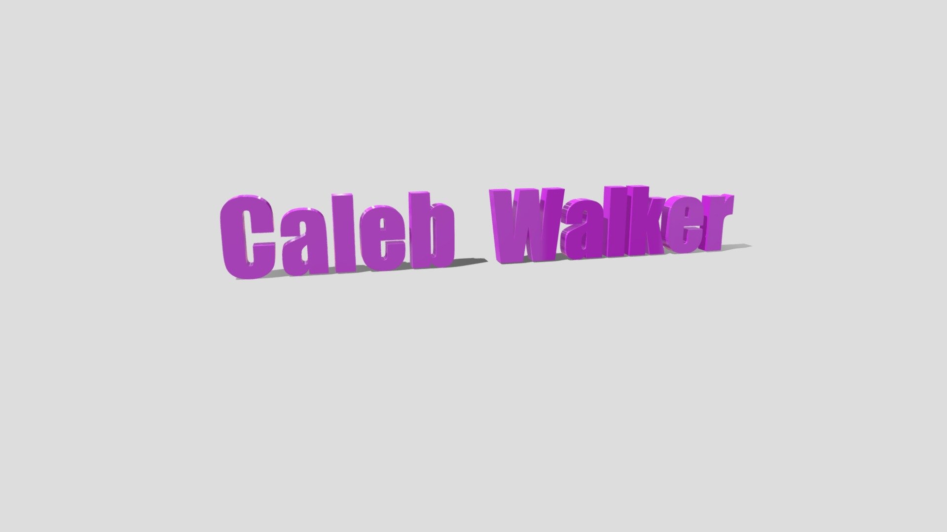 Caleb Walker Signature - Download Free 3D model by walke584 [7b2e0b8 ...