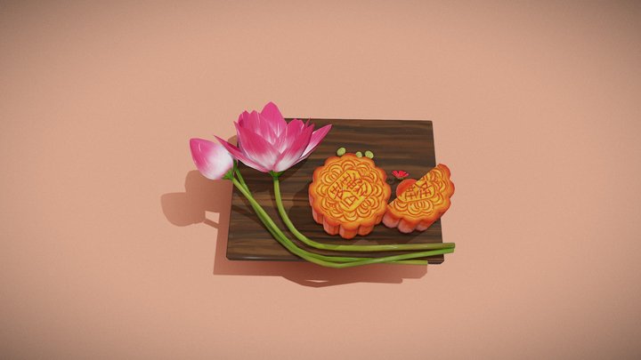 Mooncake 3D models - Sketchfab
