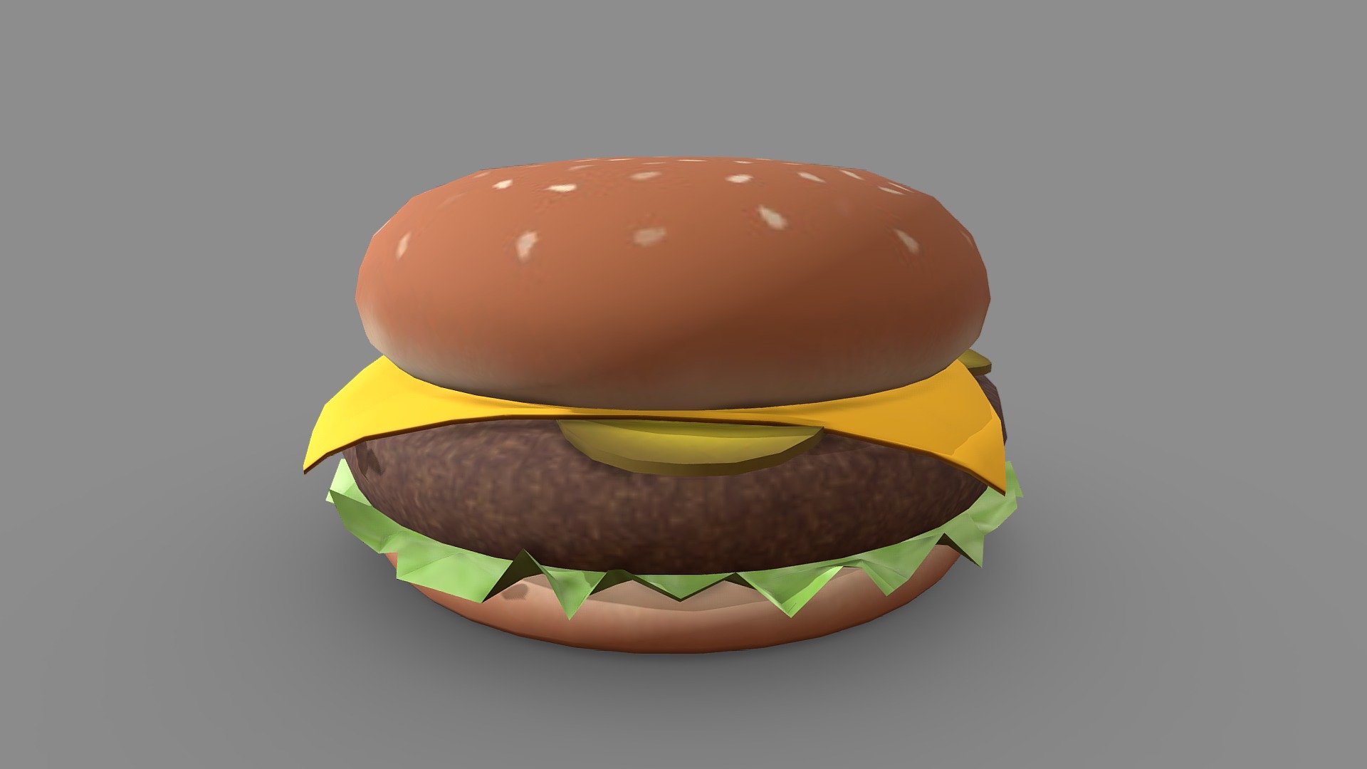 Cheeseburger - Download Free 3D model by Simal Mai (@simalmaii ...