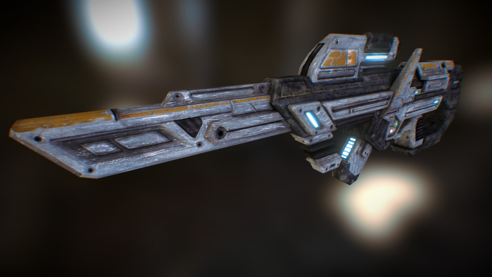 Laser Gun - 3D model by Ignacio Berge (@ignacioberge) [7b34a32] - Sketchfab