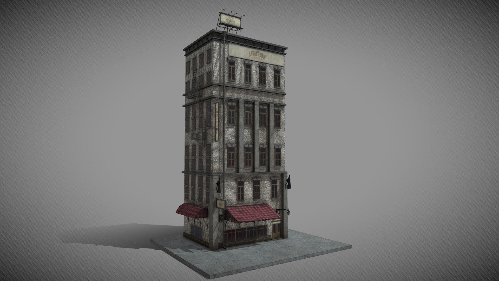 Old New york buildings 1930 5 - Buy Royalty Free 3D model by el_cerilla ...