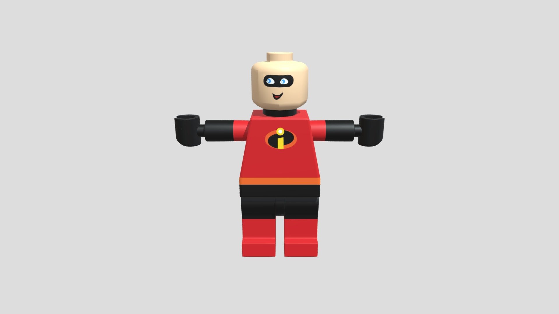 LEGO JACK JACK - 3D model by danivergaracanoo [7b3549e] - Sketchfab