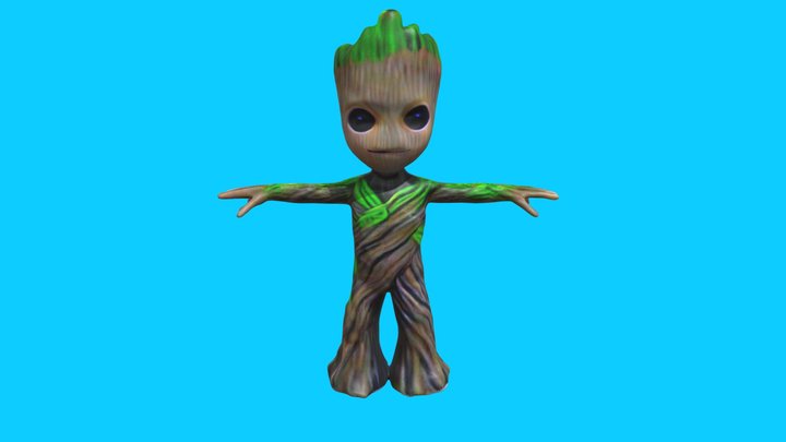Groot 3D models - Sketchfab