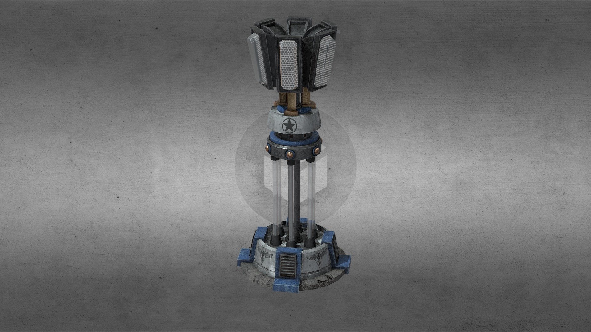 Red Alert 2 - Allied Prism tower - Download Free 3D model by Ska-Ara ...