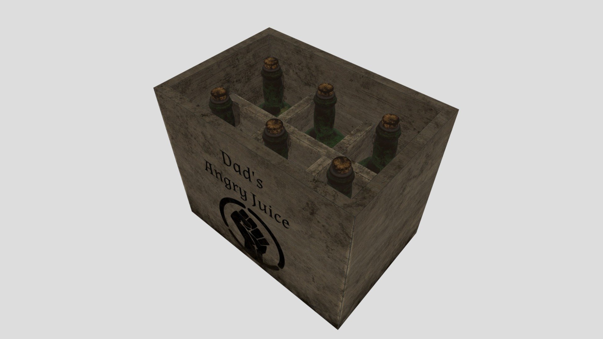 Angry Juice Crate - Buy Royalty Free 3D model by Strifey7 [7b37943 ...