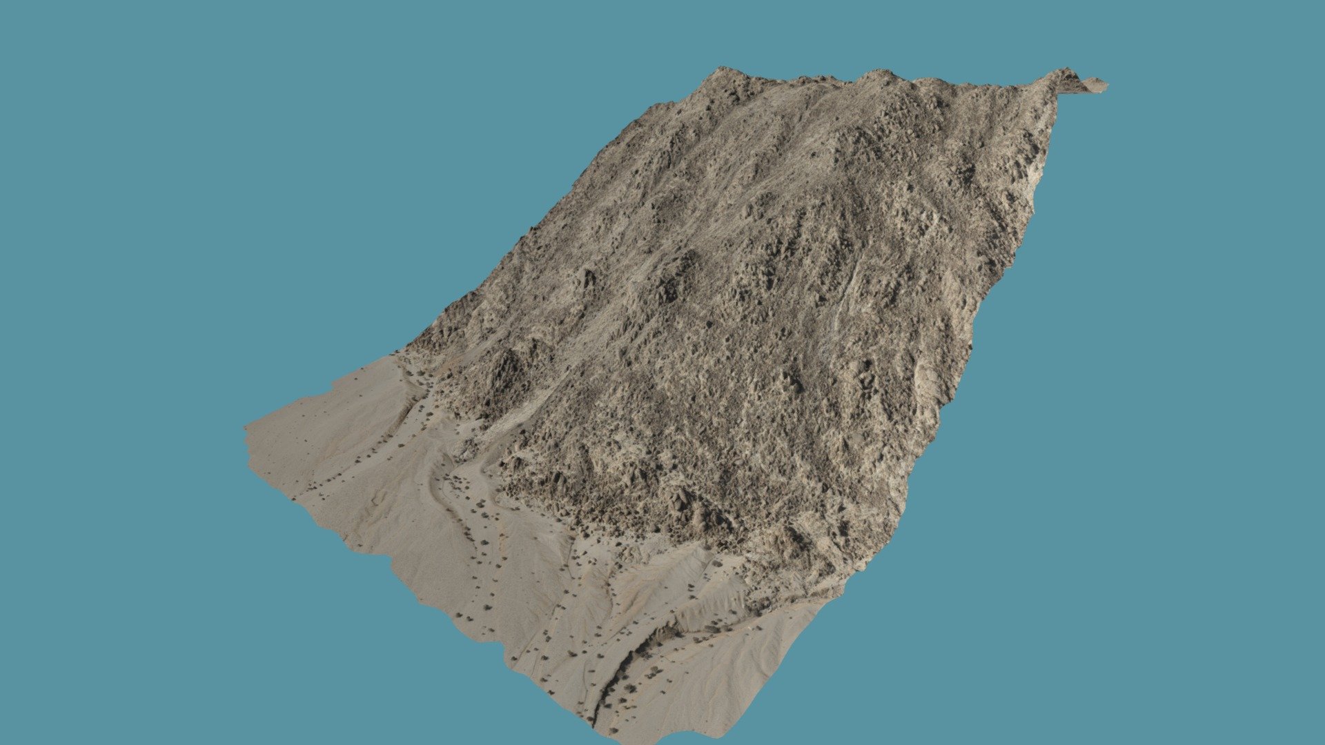 Snippet of a Mountain - 3D model by CraigShamal [7b37ffd] - Sketchfab