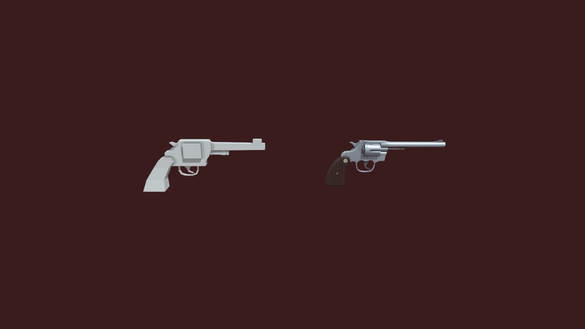 Revolver - Download Free 3D model by SilfWar [7b39841] - Sketchfab