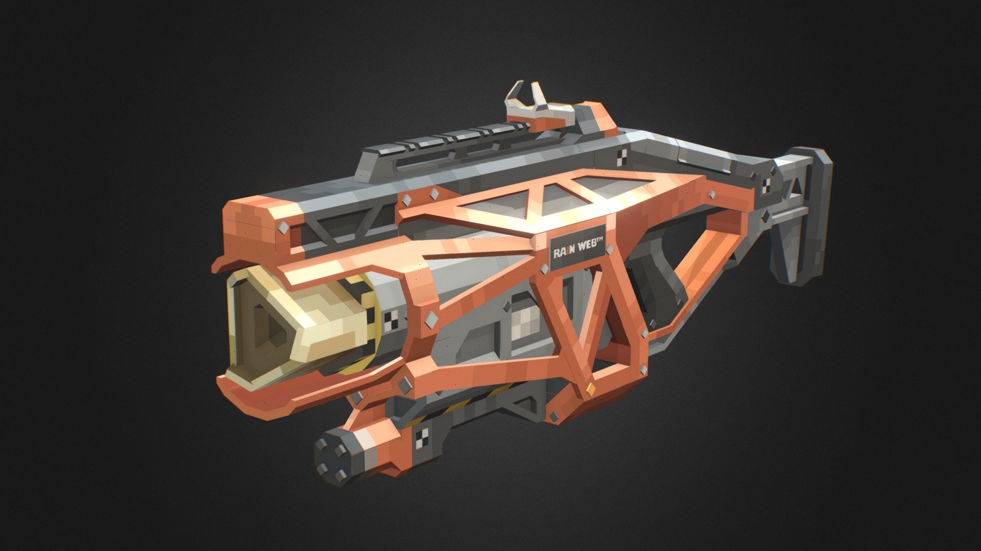LZSB "Laser Zeta Strike Beam" Weapon - 3D model by NekoCrane [7b39b05 ...