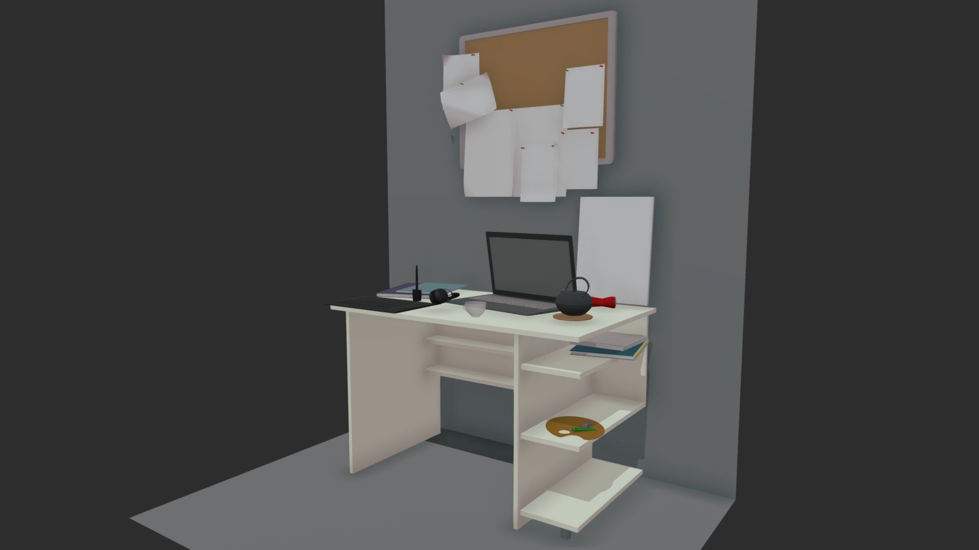 Homework 1. 10 Drafts (Real Objects). - 3D model by Inna (@wunderinna ...