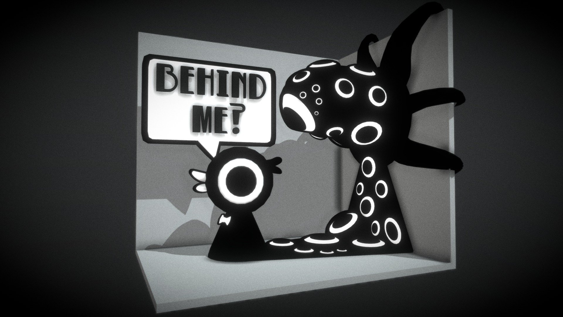 Behind Me? - 3D model by Joshua Eiki (@Aalok) [7b3c6a1] - Sketchfab