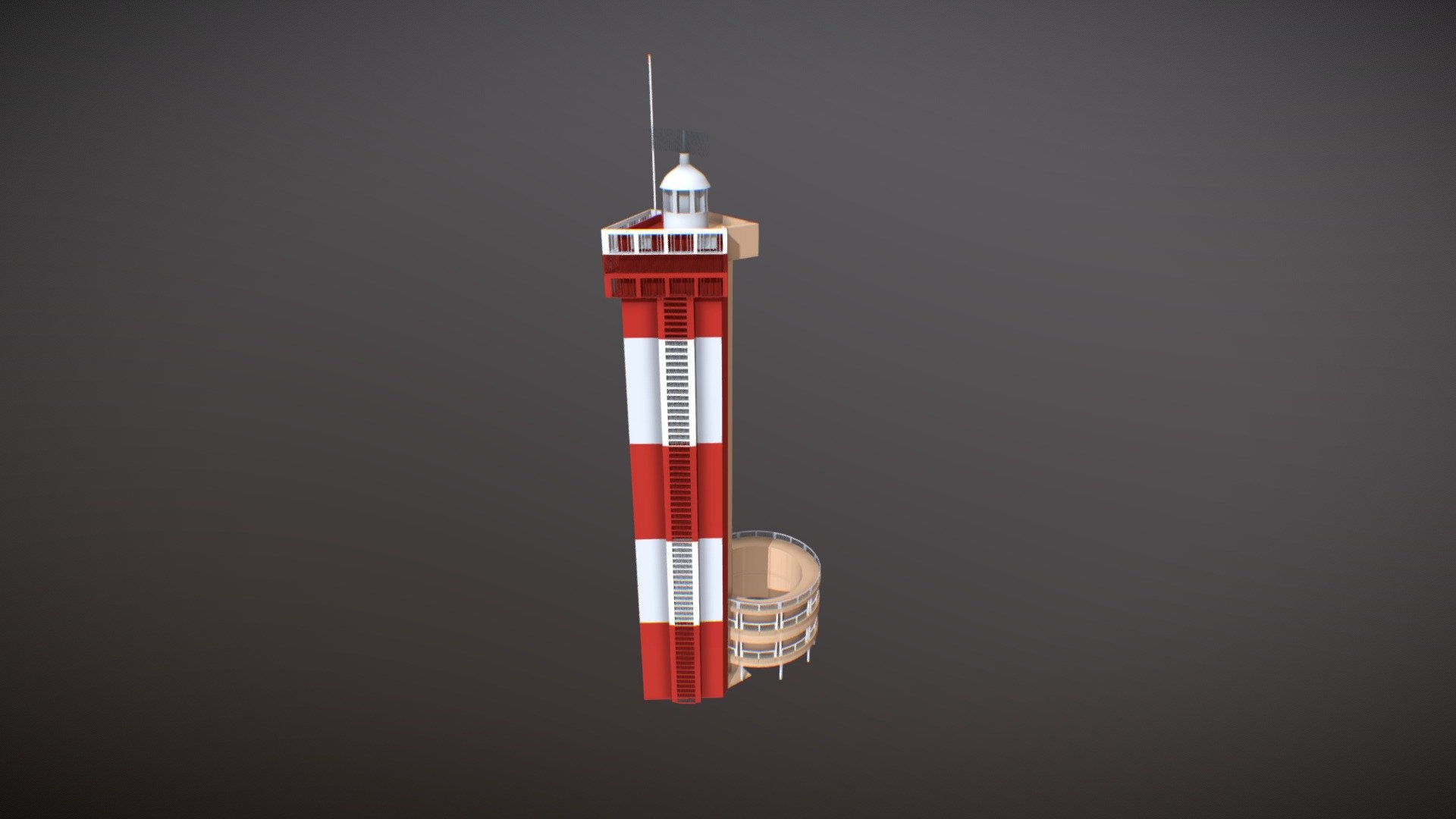 Chennai Lighthouse - Download Free 3D model by rajkumar005071 [7b3cabb] - Sketchfab