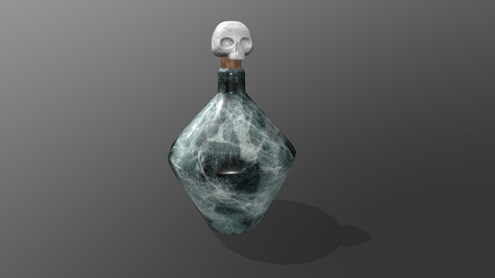 Poison Bottle - 3D model by nadmcn [7b4049b] - Sketchfab