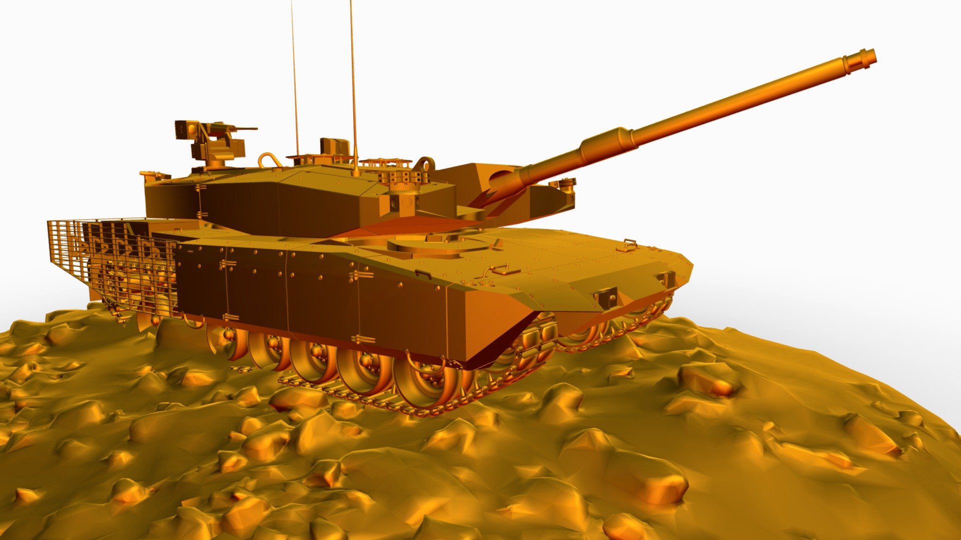 LEOPARD 2 EVOLUTION esboço - 3D model by lm9241221 [7b40699] - Sketchfab