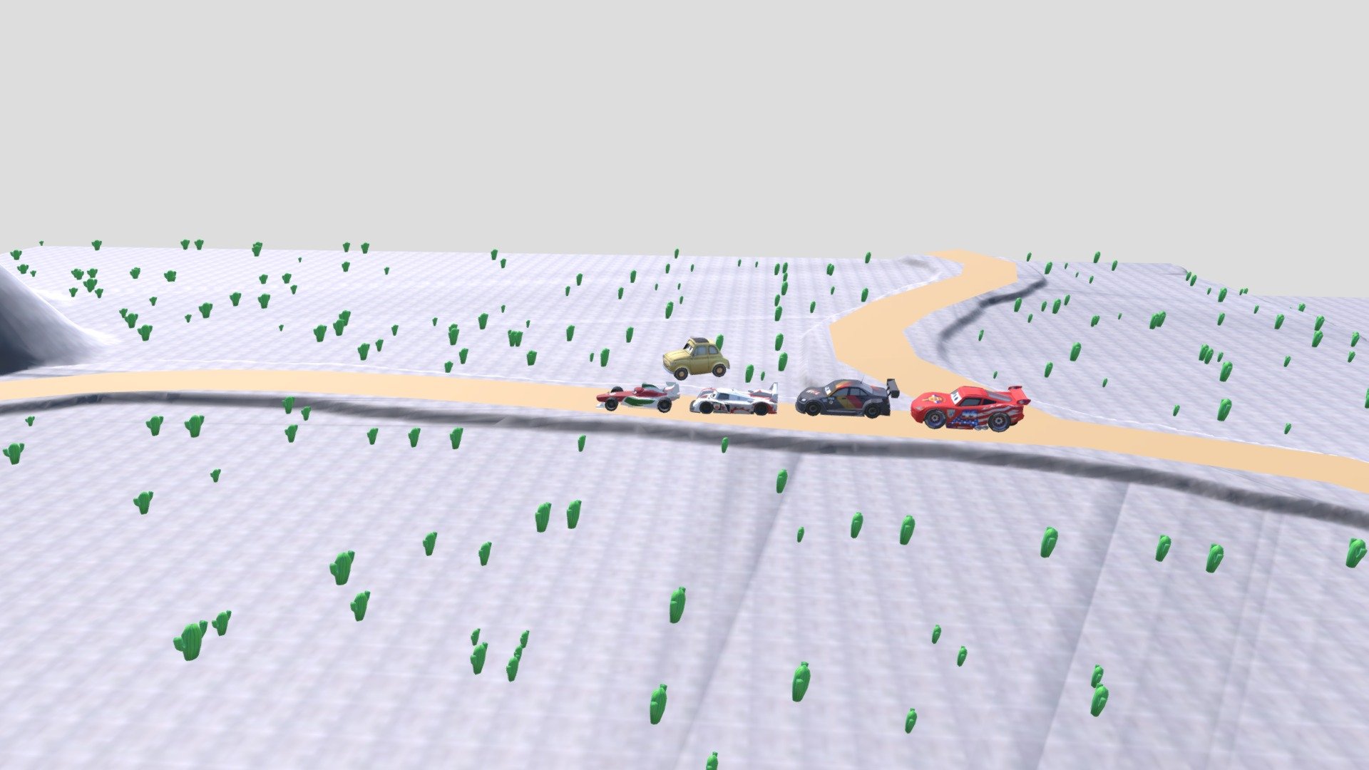 Disney_pixar_radiator_springs_race_scene (1) - Download Free 3D model ...