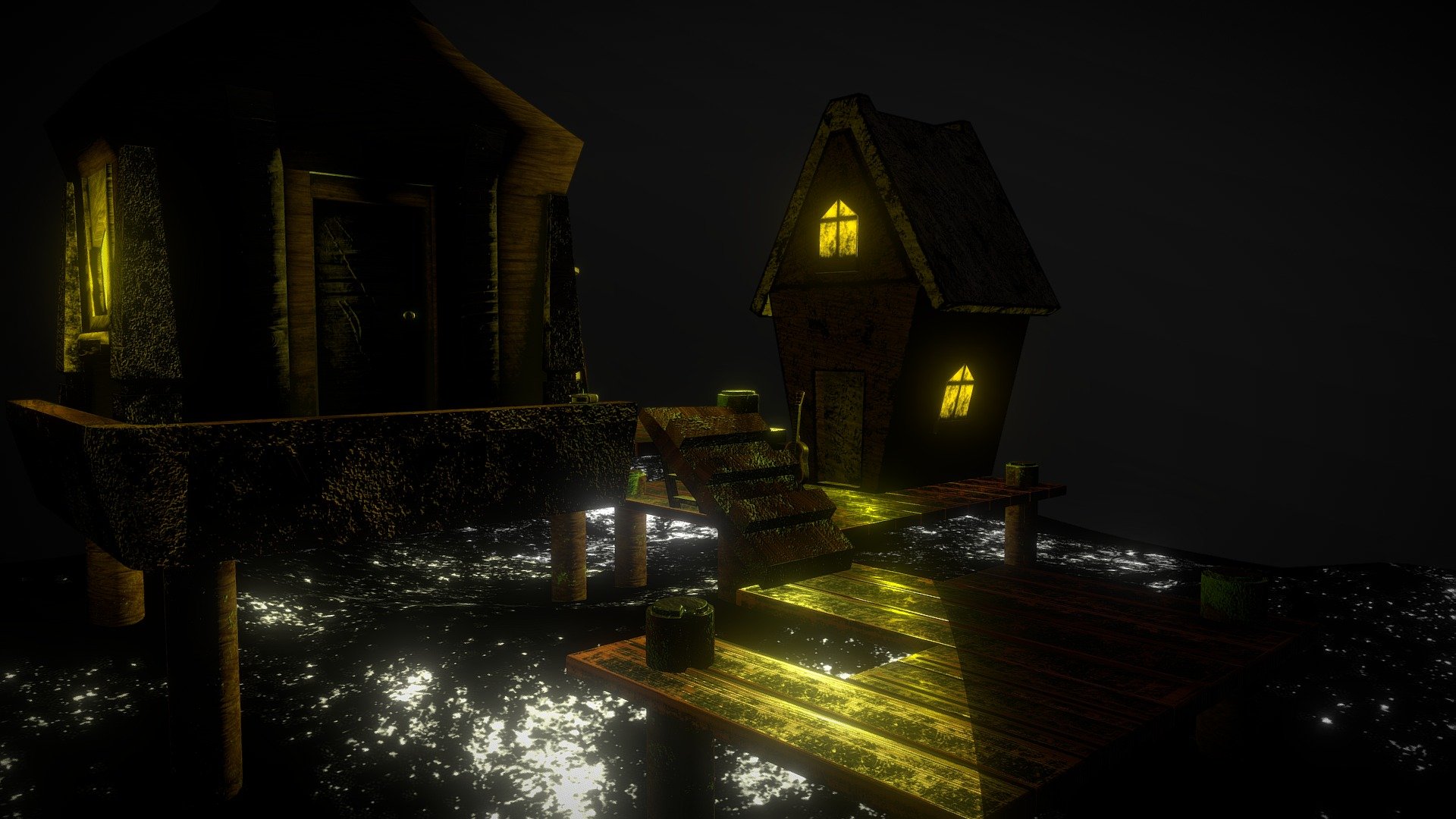 House in the stars - 3D model by Lapham [7b43b82] - Sketchfab