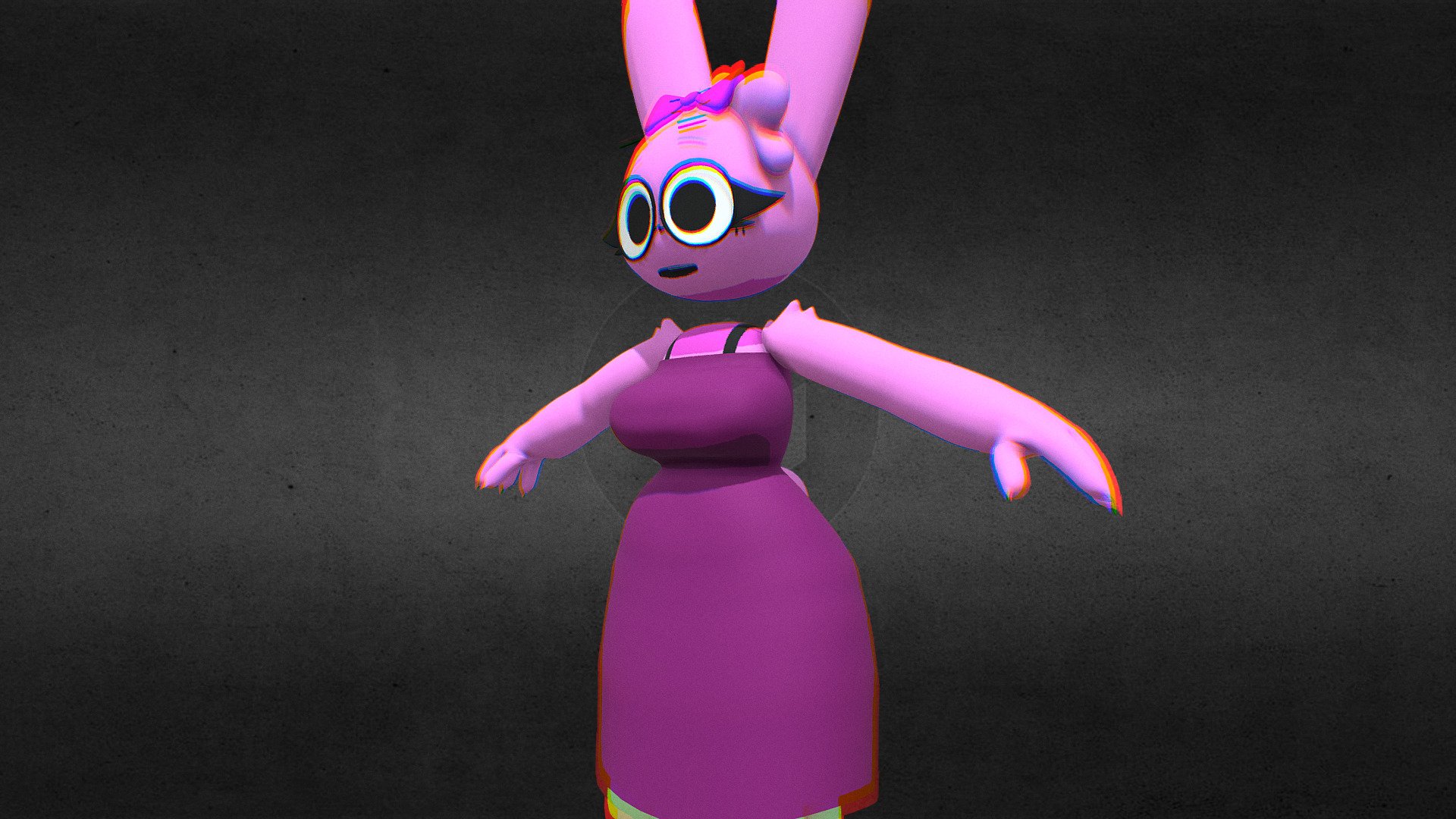 Pinki (Sprunki Retake Human) - Download Free 3D model by cate meowdy ...